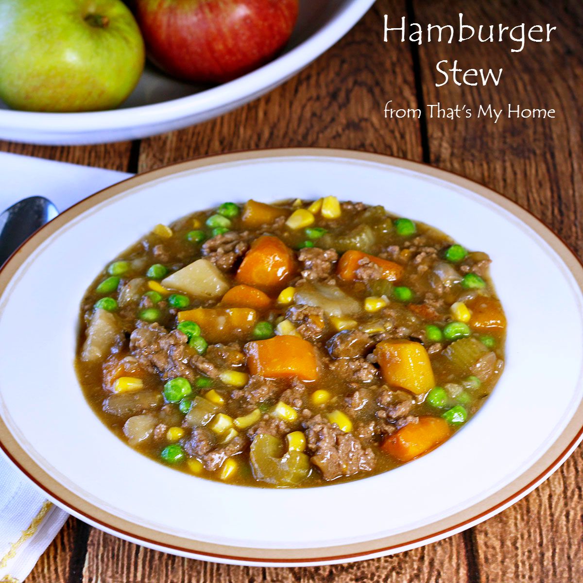 Hamburger Stew - That's My Home